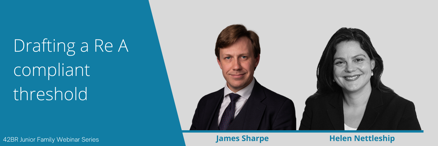 Junior Family Law Webinars - Latest news - 42BR Barristers